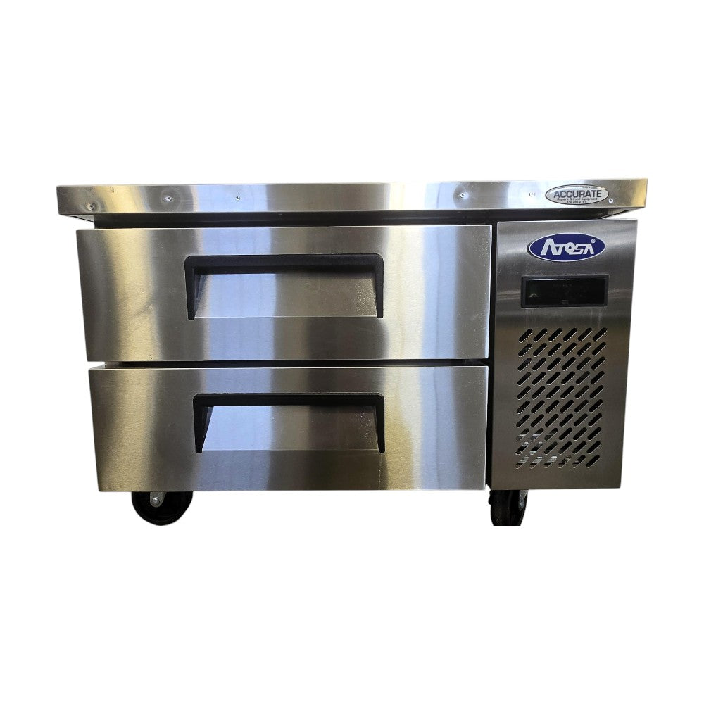 Atosa MGF8448GR Refrigerated Chef Base - 36 inch - 2 Drawer | SilverChef